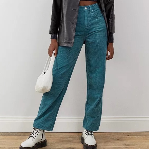 BDG | Jeans | Green Corduroy Bdg High Rise Baggy Jeans Skater Y2k Style ...